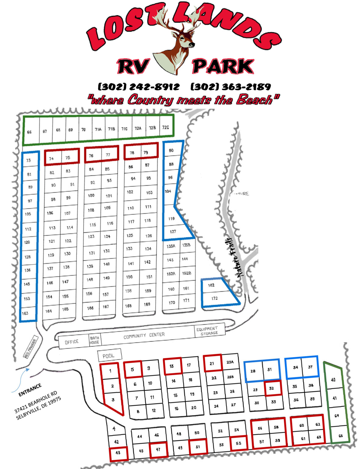 Seasonal RV Park & RV Campground in Ocean City, MD | Lost Lands RV Park